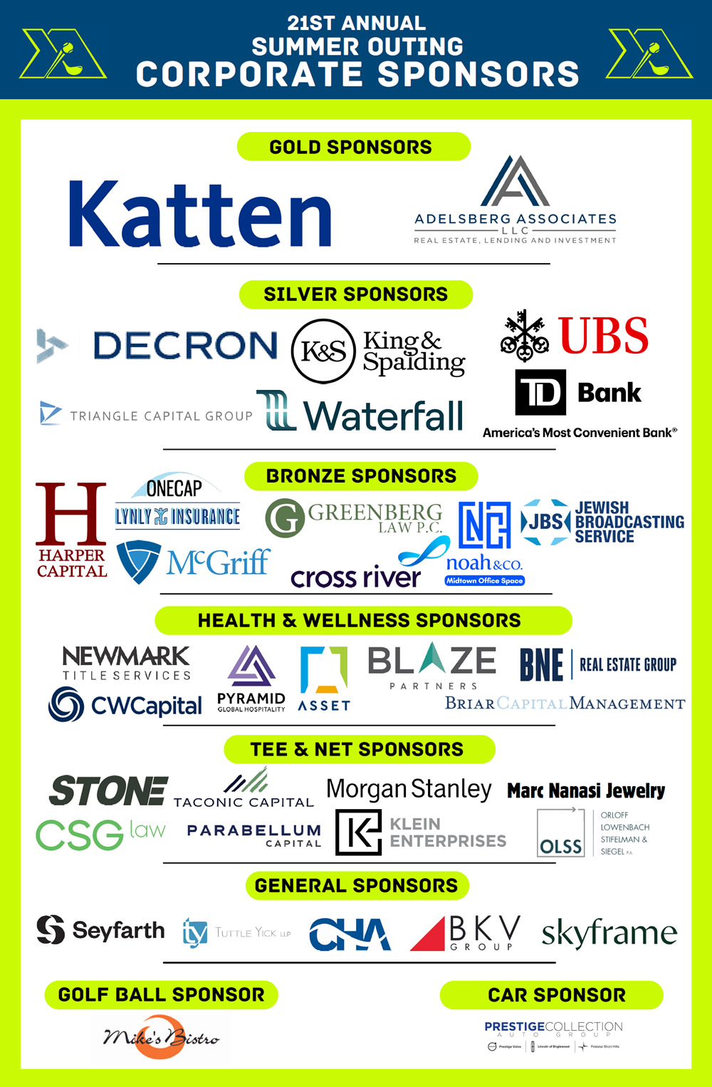 Moriahs 21st Annual Summer Outing 2024