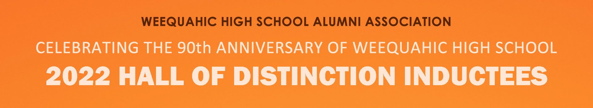 Virtual Ceremony 2022 | Weequahic High School Alumni Association Hall ...