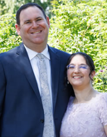 Rachel Berger Groner and Sammy Groner